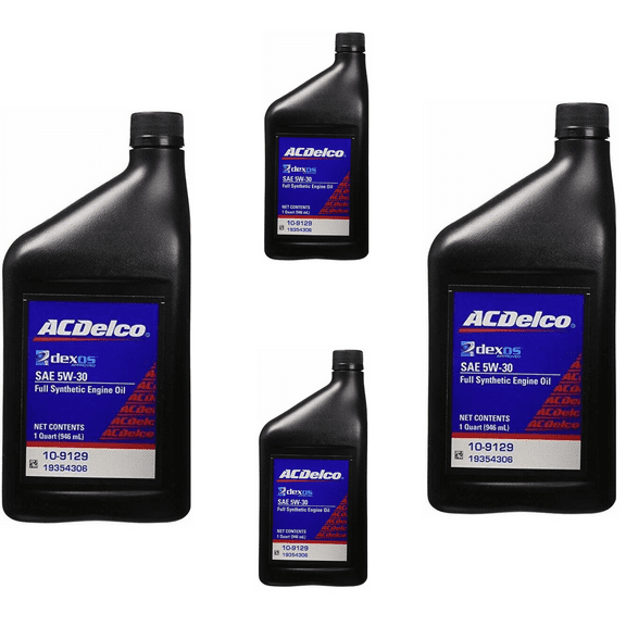 ACDelco Engine Oil 10-9129 Pack of 5 - Walmart.com