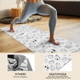 74x26 Inch Yoga Towel, Sweat Absorbent Non-Slip Mat for Hot Yoga ...