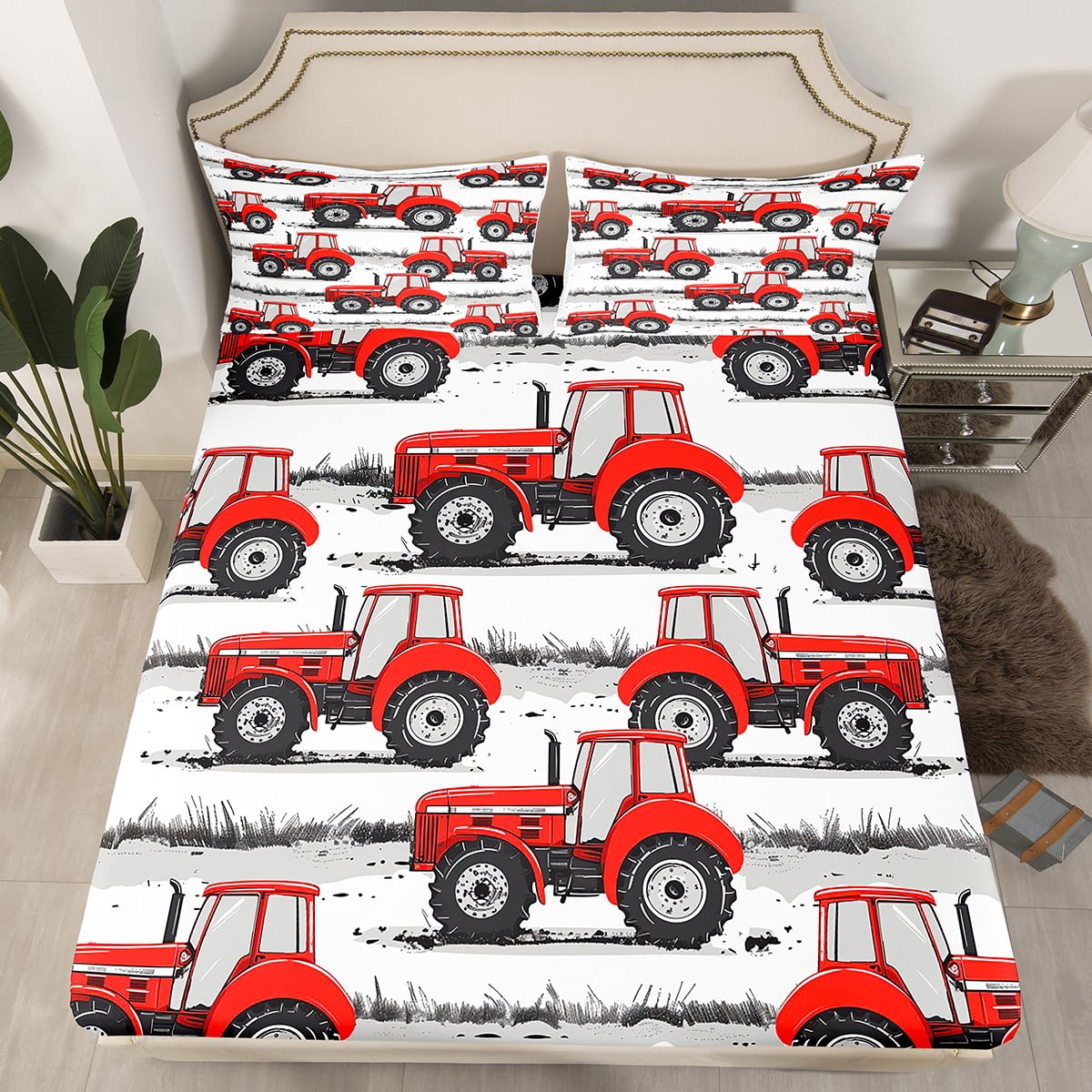Click here for Erosebridal Teens Tractor Fitted Sheet Set Full  C... prices