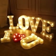 Alphabet Marquee Letters Sign LED Marquee Number Lights Sign with Timer ...