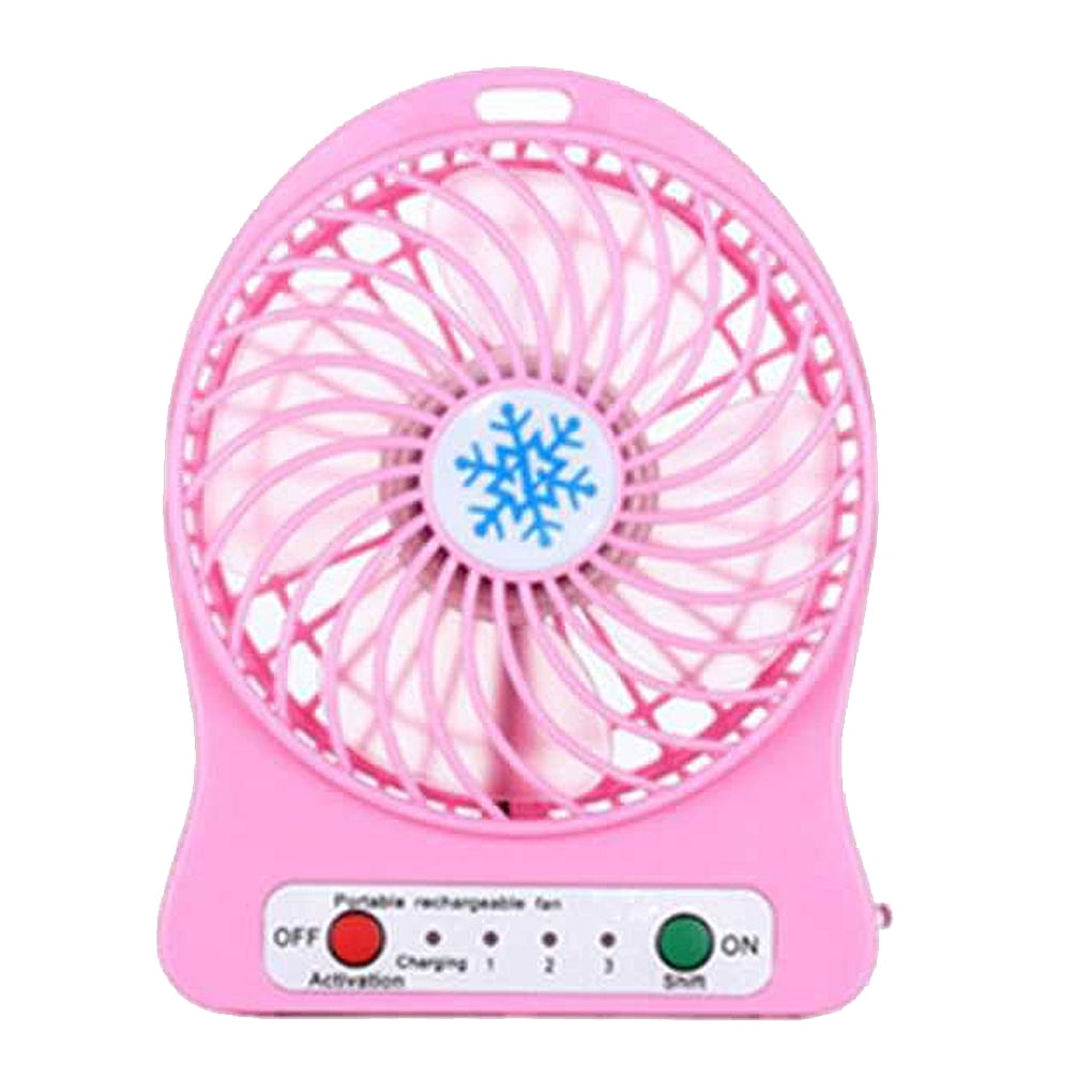 Mini Electric Fan Home Office Rechargeable Portable Outdoor Mute ...