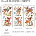 3 Sheets 3 Styles PVC Waterproof Decorative Stickers Self Adhesive ...