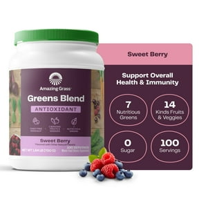 Amazing Grass Organic Whole Food Super Mix, Original Greens Blend ...