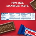 CRUNCH Chocolate, Fun Size Candy Bars, Shareable Trick or Treat Candy ...