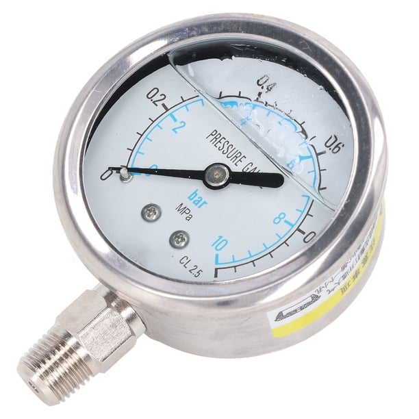 Vacuum Pressure Gauge, Industrial Pressure Gauge, High Accuracy Dual ...