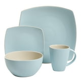 Gibson Home Soho Lounge Pastel Blue 16-Piece Dinnerware Set - Walmart.com