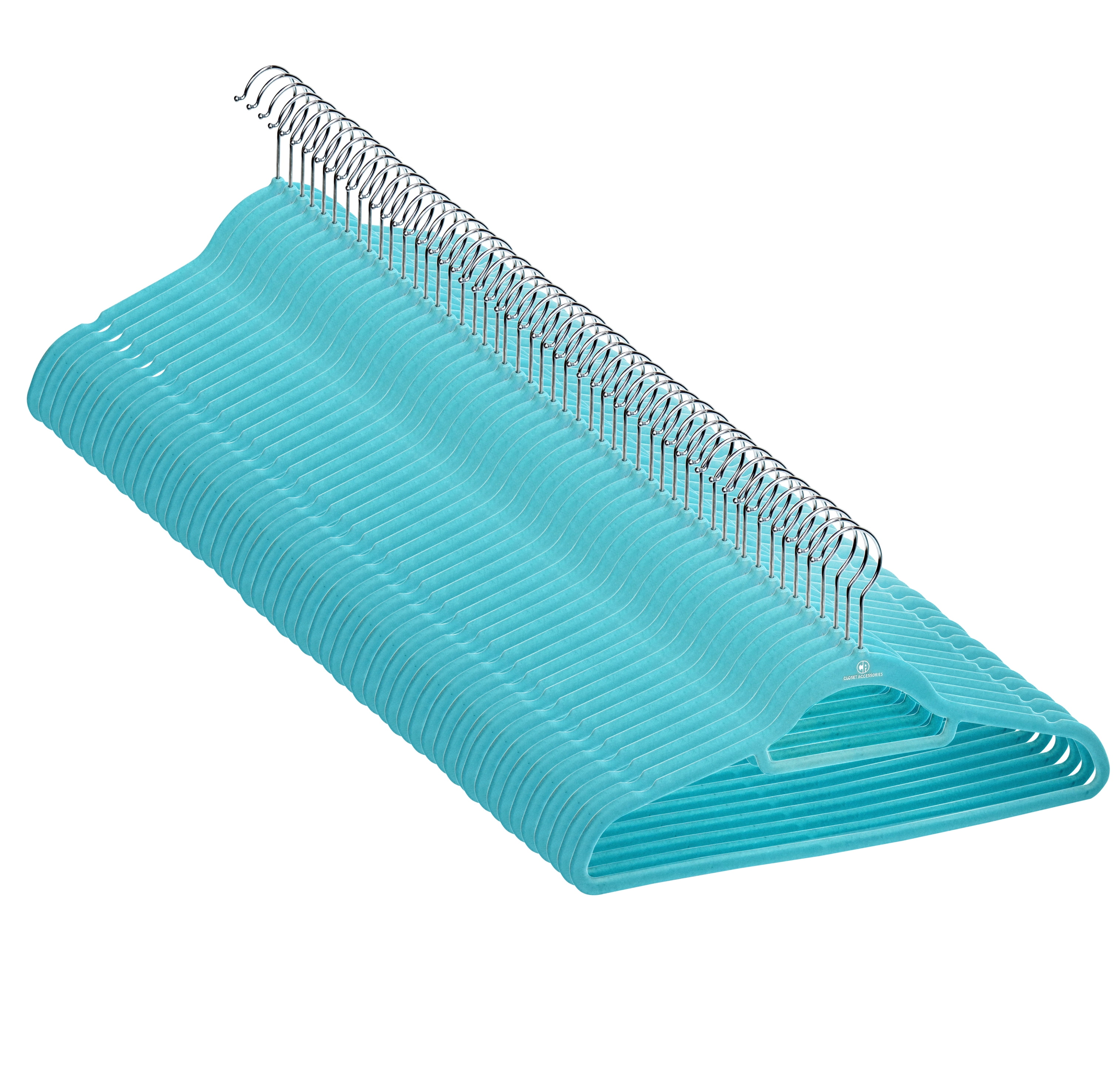 Closet Accessories 50 Pack Velvet Hangers Study Heavy Duty Hangers ...