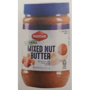 Haddar, 100% Pure Almond Butter, 18oz 2 Pack Only One Ingredient ...