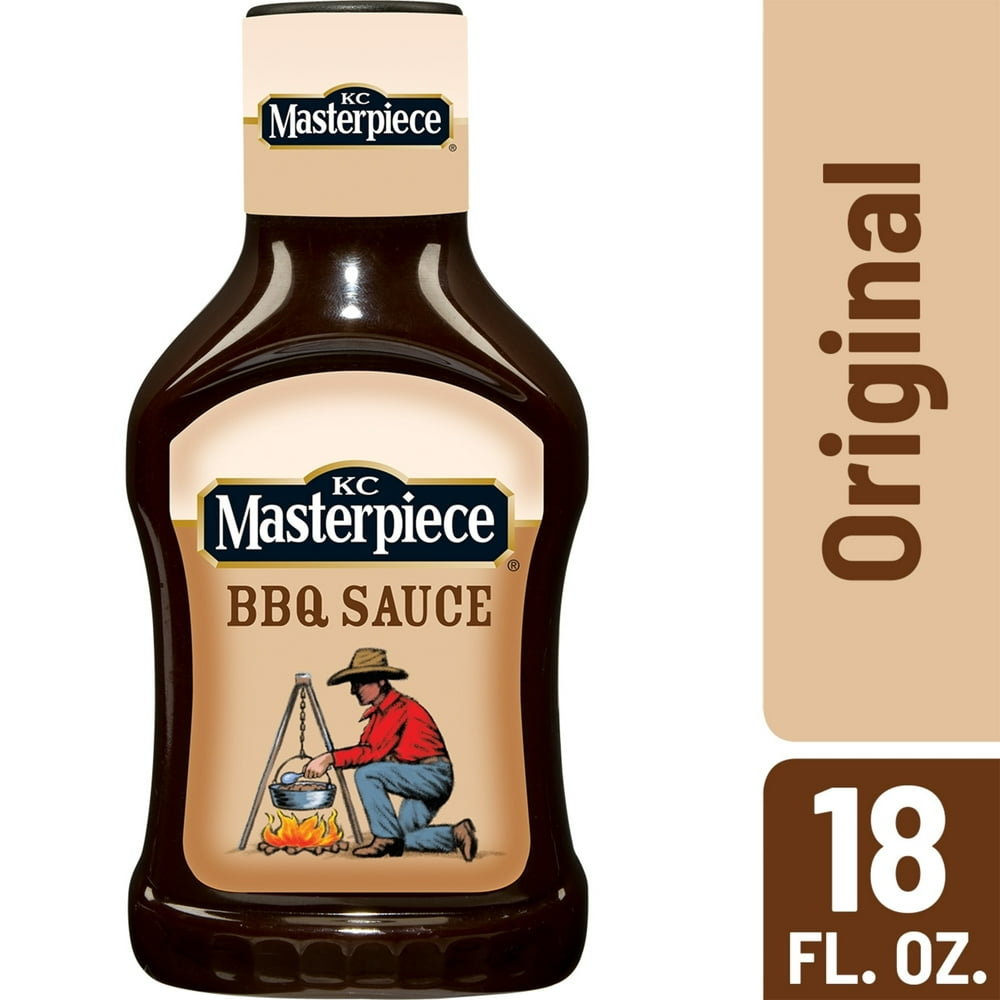 KC Masterpiece Original Barbecue Sauce, 18 fl oz - Walmart.com ...