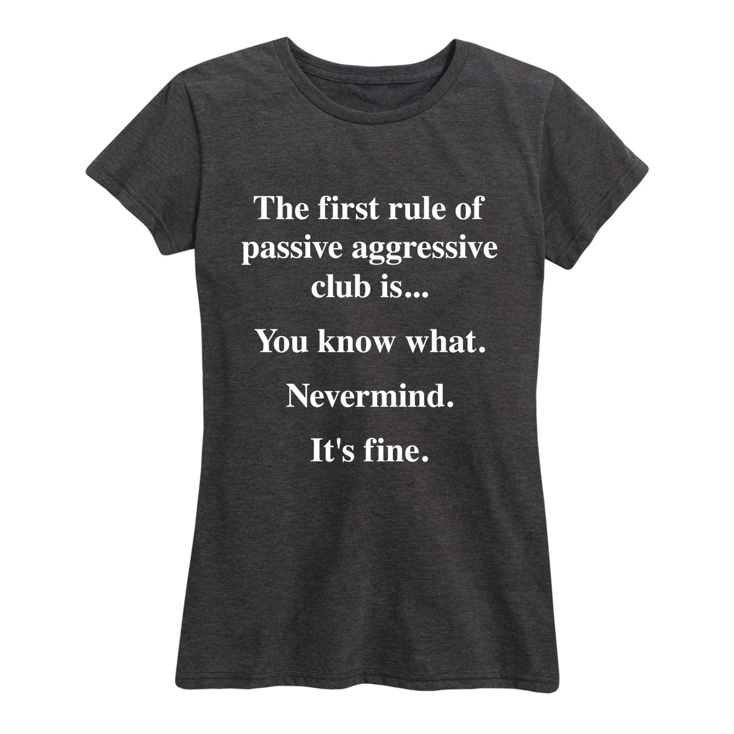 Instant Message - Passive Aggressive Club - Women's Short Sleeve ...
