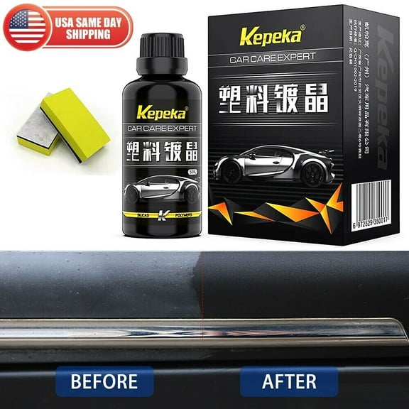Toretark Plastic Trim Restorer for Cars, Black Trim Restorer,Highly ...