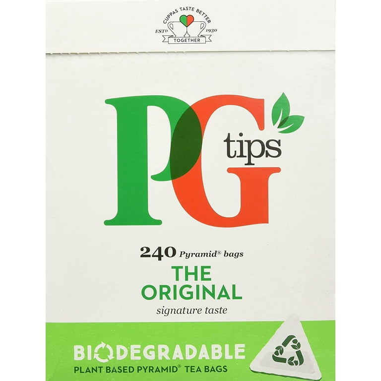 PG Tips Original Pyramid Tea Bags, 4X 240 960 Bags, 41% OFF