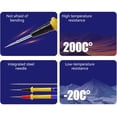 0.2mm Steel Needle Multimeter Leads For Electrician Tool 1000V 20A ...