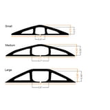 Small Plastic Cord Cover - 5 Feet Length - Color: Gray - Walmart.com