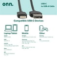 onn. 6' Braided USB-C to USB Cable, Aqua - Walmart.com