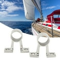 YAHHU 2Pcs Marine Boat Hand Rail Fitting Center Support Bracket ...