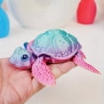 [2D Flat] 3D Printed Turtle Decorative Figurine | Plastic Home Decor ...