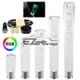 LED Light RGB Shift Knob Stick Crystal Clear Transparent Bubble Gear ...