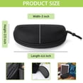 Sunglasses Case with Zipper, Portable Travel Eyeglasses Frame ...