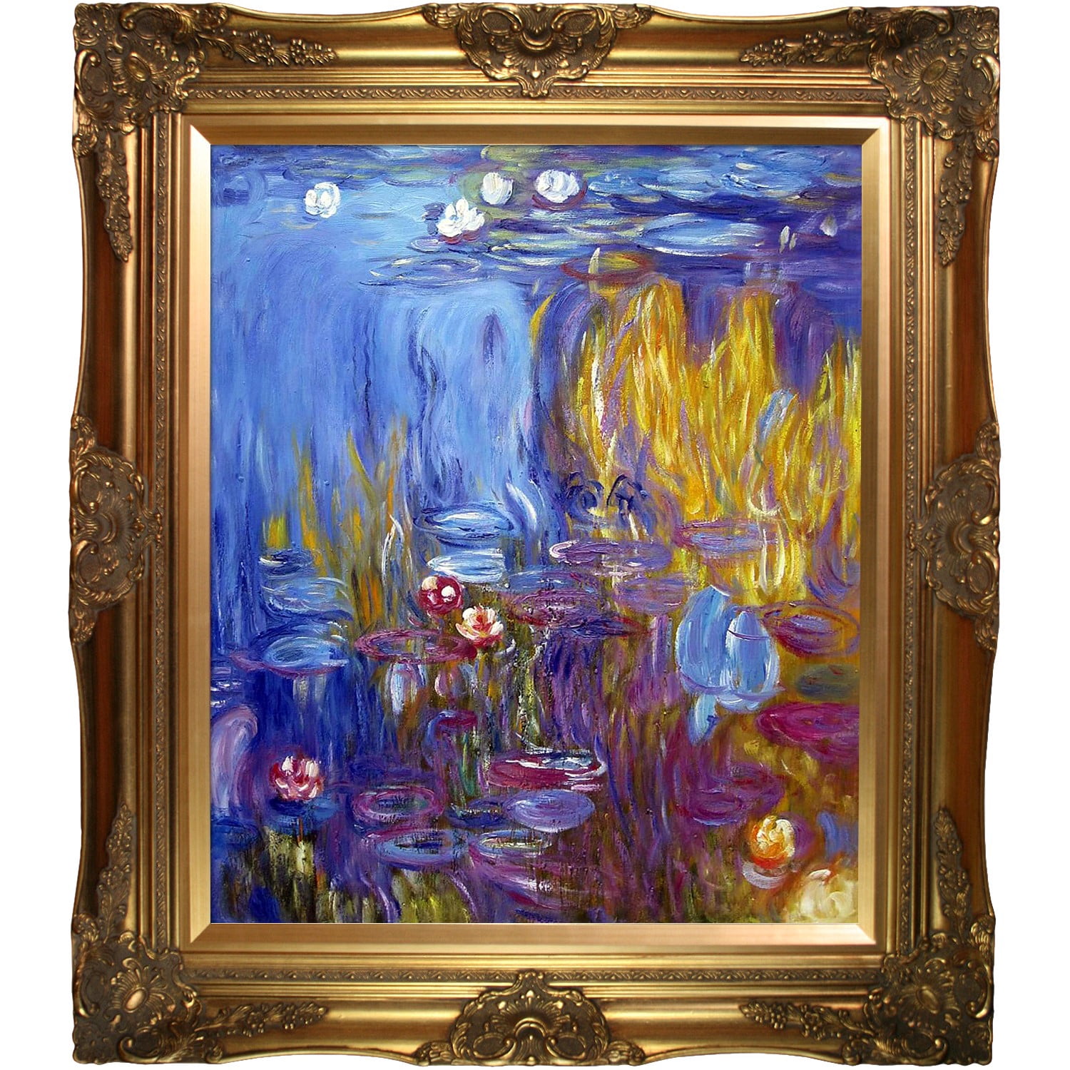 Water Lilies, 1917 with Victorian Gold Frame 20"X24" - Walmart.com