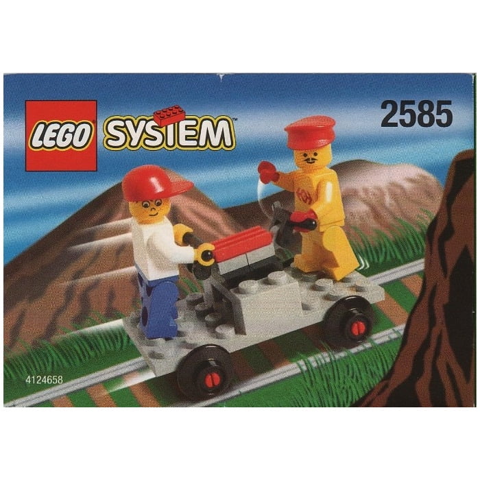 LEGO System Handcar 2585 - Walmart.com