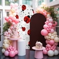 7.2FT Arch Backdrop Covers, Ladybug Wedding Arch Cover Stretchy ...