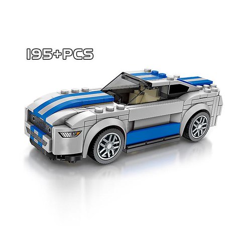 Sembo City Racing Speed Champions Sports Cars Model Building Blocks ...