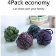 Scheam 4 Pack Bath Shower Sponge ,Mesh Bath Loofahs Body Scrubber Brush ...