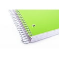 5 Subject Notebook - Wide Ruled - Durable Poly Cover/5 Poly Pockets/200 ...