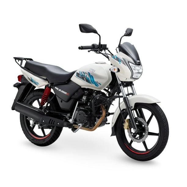 Motocicleta de trabajo TVS HLX 150F 5S 2025 Blanco + Casco Rojo ...