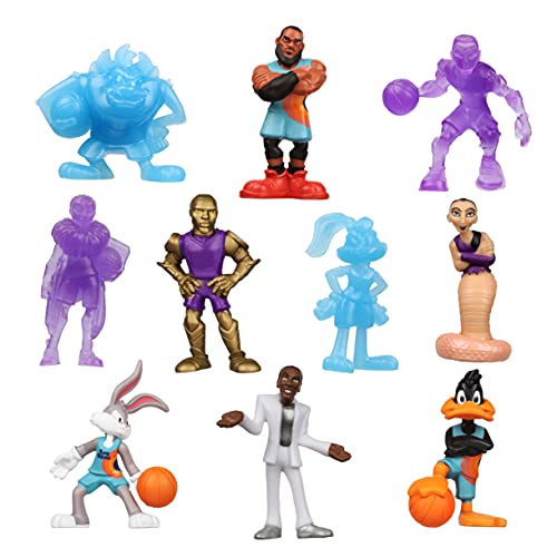 Space Jam A New Legacy Action Figure Set with Basketball Bases, 10 ...
