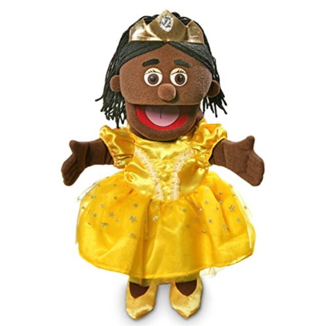 14" Princess, Black Girl, Hand Puppet - Walmart.com