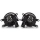 Fog Light Pair Upgrade Kit Black Bezel Accessory Lamp Fits 2012-2021 ...