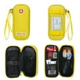 Insulated EpiPen Medical Case - Yellow Portable Medication Kit for ...