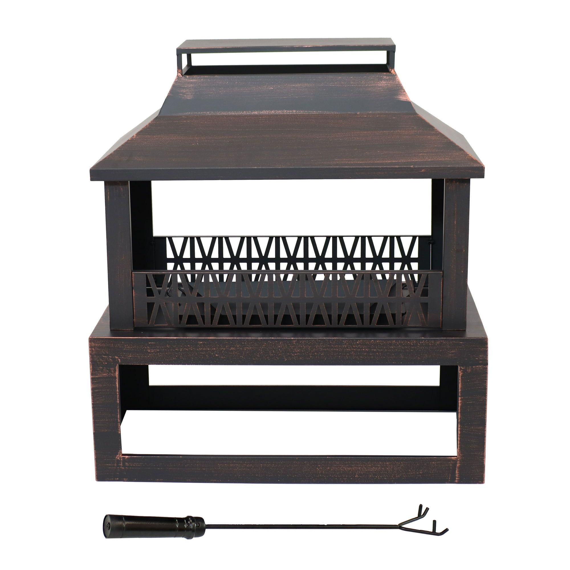 Click here for Sunnydaze Backyard Blaze Heavy-Duty Steel Outdoor... prices