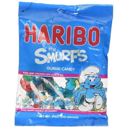 Haribo The Smurfs Gummi Candies, 4 Oz. - Walmart.com - Walmart.com