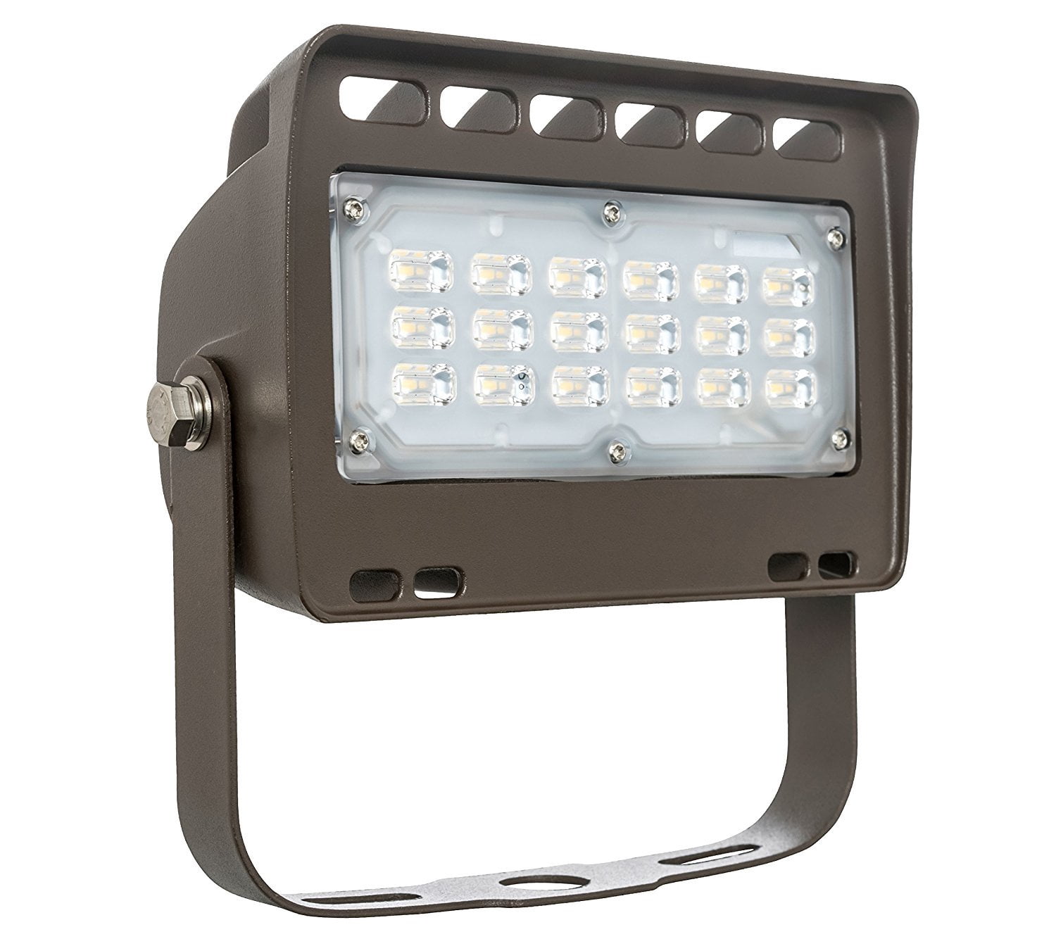 LED Yard Security Floodlight for Outdoor Sites – Aluminum Housing –High ...