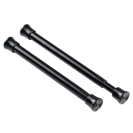 KXLife 2 Pack Small Spring Tension Curtain Rod for Narrow Window ...
