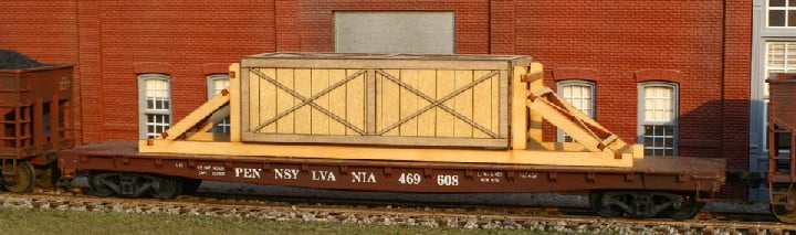 HO Wooden Crates w/Blocking Flat Car Load - Walmart.com