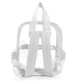 DALIX Small Clear Backpack Transparent PVC Security Security School Bag ...