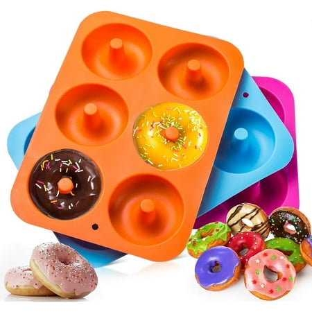 Donut Silicone Mold Molds, Non-stick Silicone Donuts, Baking Pan Pastry ...