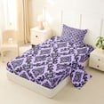 jejeloiu Royal Damask Twin Sheets For Girls,Elegant Pattern Bedding ...
