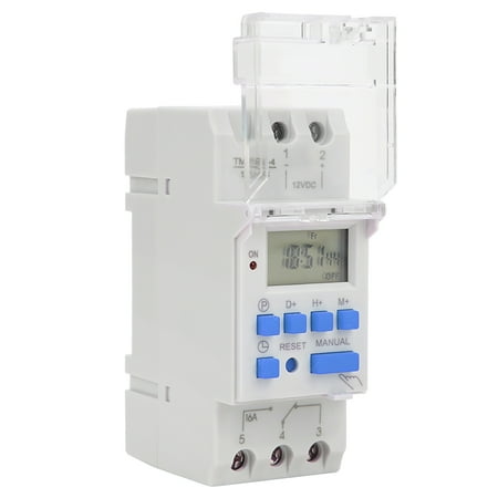 Loewten Timer Switch,Weekly Timer Switch 12V DC 16A LCD Display With ...