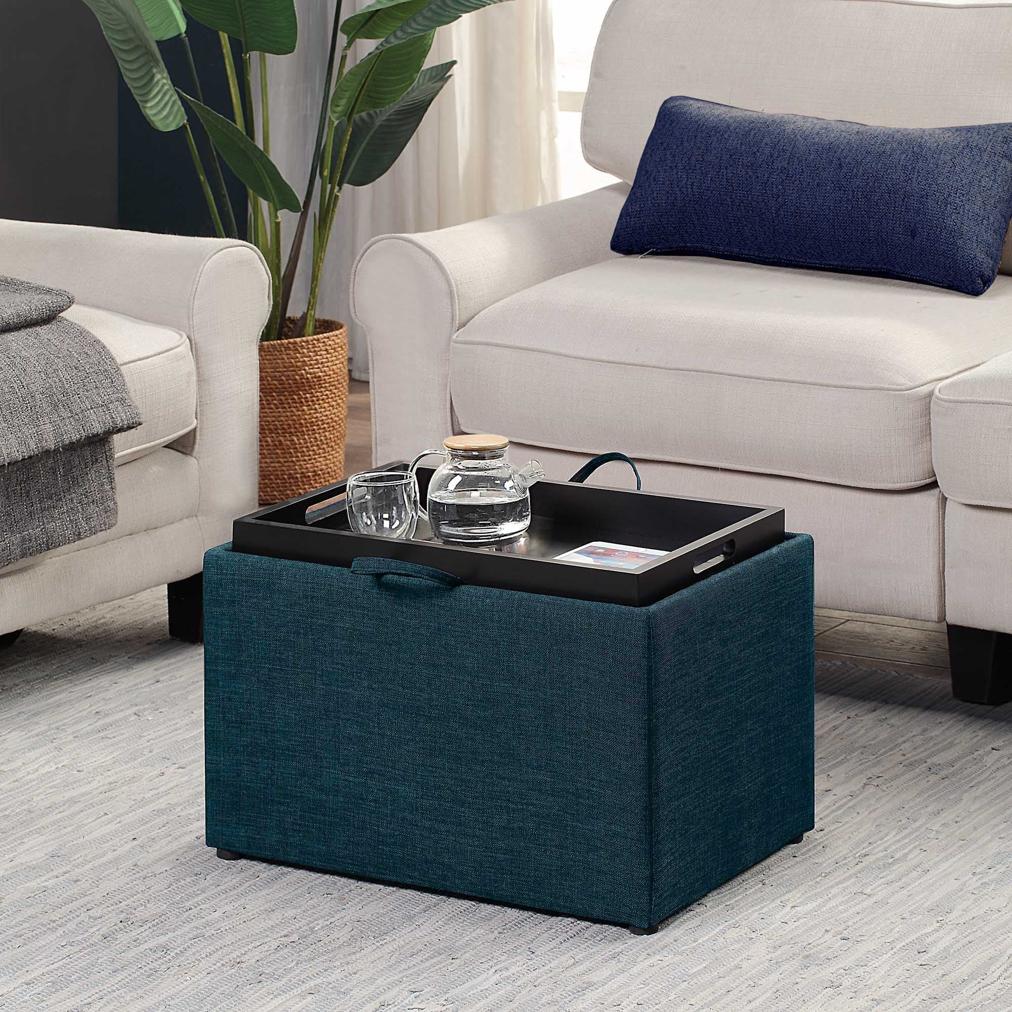 Convenience Concepts Designs4Comfort Accent Storage Ottoman with ...