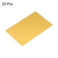 Uxcell Metal Business Cards Blank Name Card Laser Engraving Aluminum ...