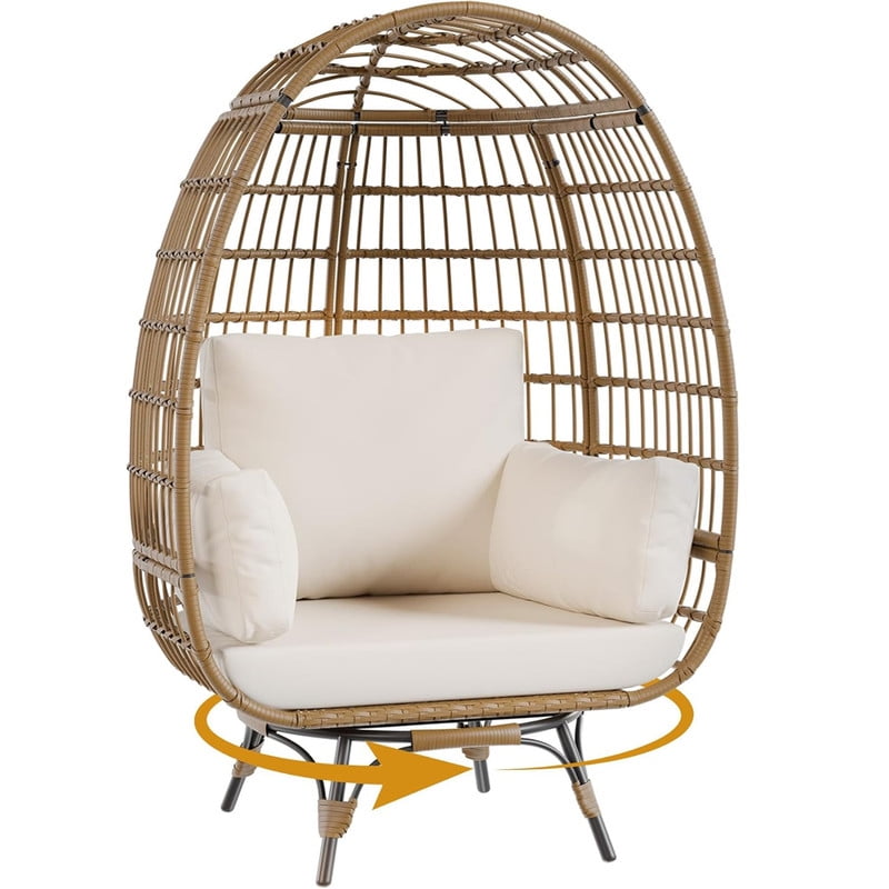 Click here for Bingirl Oversize 360° Swivel Egg Chair  Patio Rota... prices