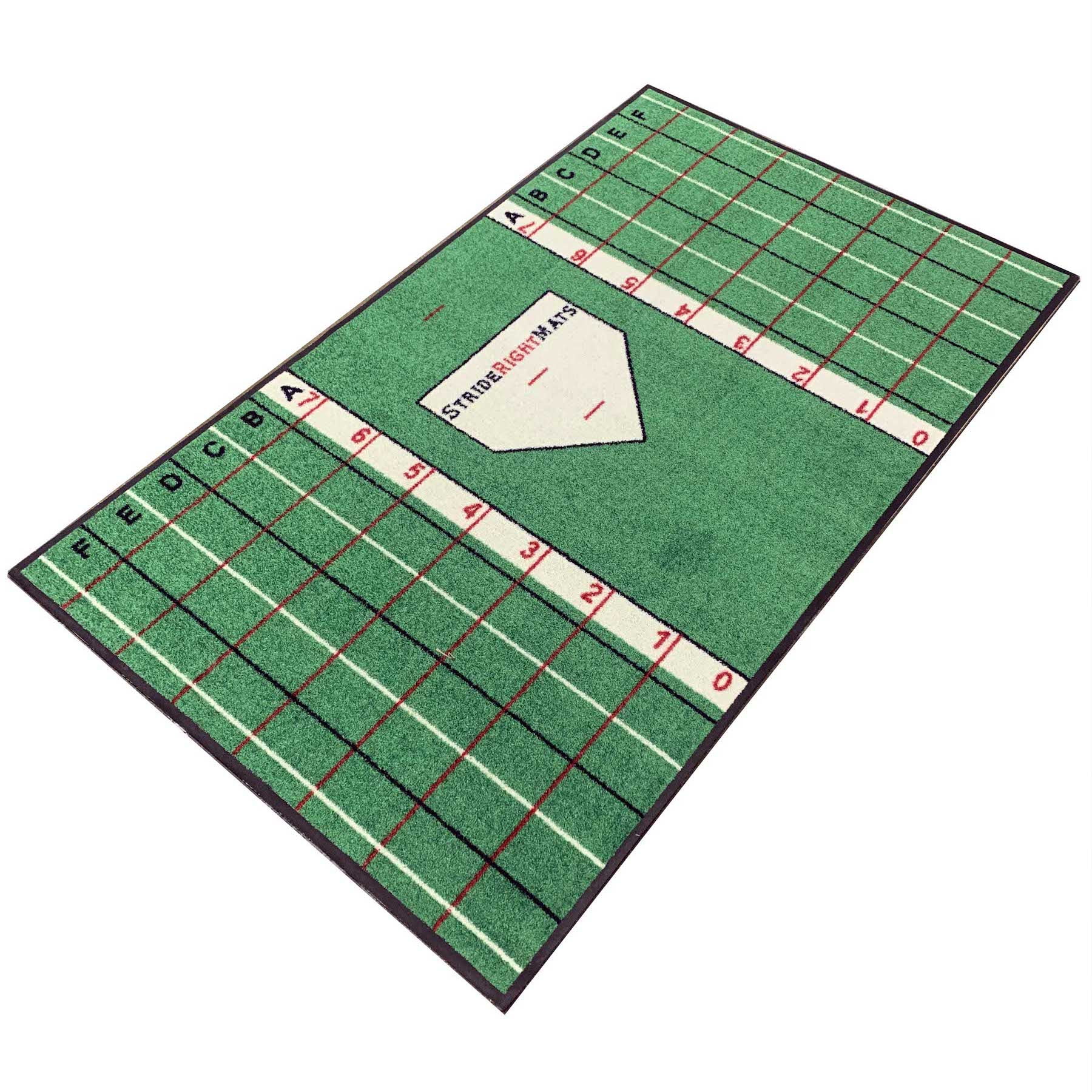 StrideRightMats Baseball Softball Hitting Mat Setup, Stance, and Stride ...