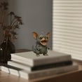 Dog Statue Resin Craft Sculpture Gothic Home Figurine Unique Art ...