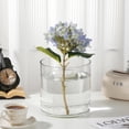 8" Wide 8" Tall Large Hand Blown Sturdy Clear Cylinder Glass Vase ...
