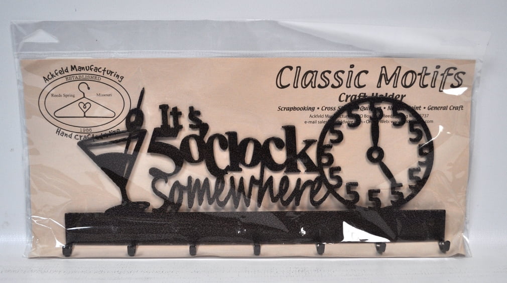 Classic Motifs 12 Inch 5 O Clock Somewhere Craft Holder - Walmart.com